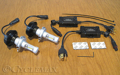 Goldwing, GL1500, LED Headlight Replacement Bulb Kit, Electrical ...